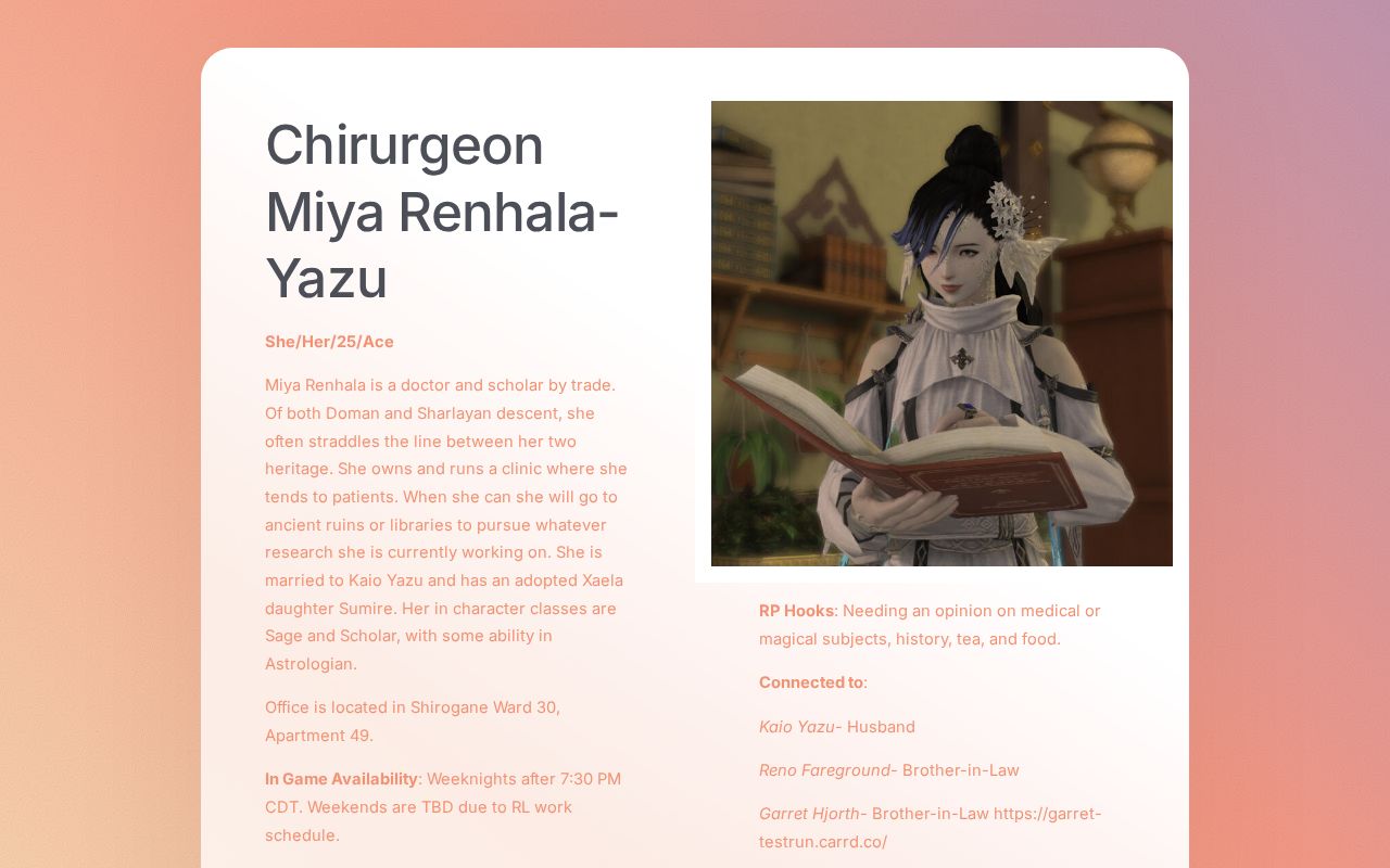 Chirurgeon Miya Renhala